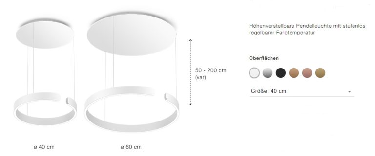 Pendelleuchten rund / quadratisch etc. | © CLW-Creative Lichtgestaltung ...